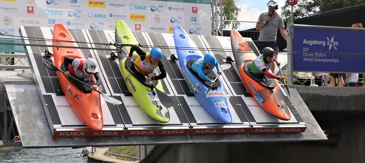 ICF Kanuslalom Weltcup in Pau - Boater Cross (CSLX) Heats - Kanu ...